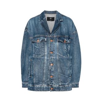 3x1 Indigo Denim Jacke mit Notched Revers - - Jackets - Damen - Blau - S