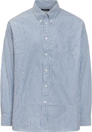 Willy Chavarria Homme, Chemises, Bleu, Taille: M Veterano Shirt