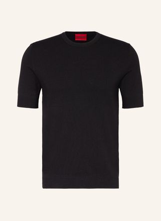 HUGO BOSS Hugo Strickshirt San Carl schwarz