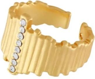 Dansk Copenhagen Audrey Ring - - Accessories - Damen - Gelb - ONE SIZE