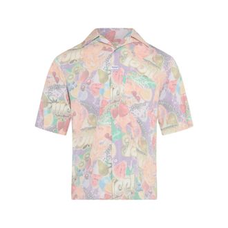 Martine Rose Kurz&auml;rmeliges Hemd mit Fruchtprint - - Shirts - Herren - Mehrfarbig - M