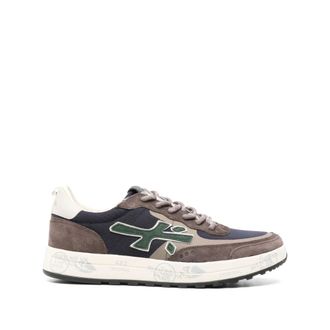 Premiata Homme, Chaussures, Brun, Taille: 45 EU Baskets marron et gris Aw24
