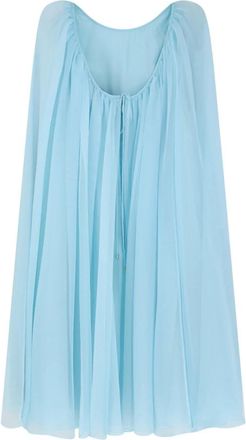 Max Mara Femme, Robes, Bleu, Taille: 40 FR Robe Sans Manches &agrave; Encolure Bateau