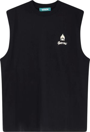 Barrow Barrow, Homme, Tops, Noir, Taille: S D&eacute;bardeur ras du cou