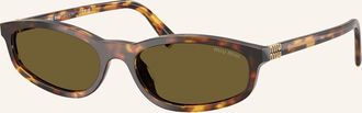Miu Miu Sonnenbrille Mu a06s braun