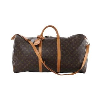 Louis Vuitton unisex, Pre-owned, Brun, Taille: ONE Size Pre-owned Keepall Bandouli&egrave;re 60