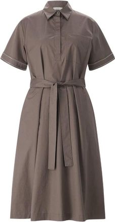 PESERICO Femme, Robes, Brun, Taille: 32 FR Shirt Robes