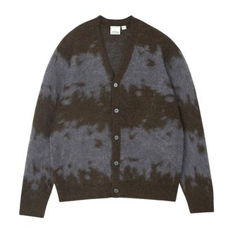 Gramicci Cardigan en mohair chin&eacute; - Homme - Pulls - Multicolore - Taille: L