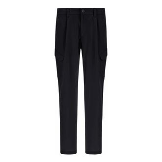 Herno Homme, Pantalons, Noir, Taille: S Pantalon Cargo Noir Coupe &Eacute;l&eacute;gante