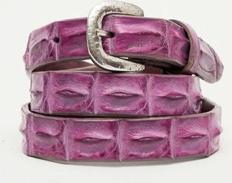 Reptiles House SAVANNA - Krokodil-Rückengürtel - Violett