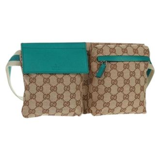 Gucci Pre-owned Canvas G&uuml;rteltasche - - Pre-owned - Damen - Beige - ONE SIZE