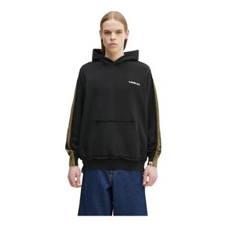 A Bathing Ape 1St Camo Blocking Raw Edge Hoodie - - Sweatshirts & Hoodies - Herren - Schwarzk - L