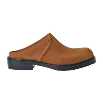 Dries Van Noten Homme, Chaussures, Brun, Taille: 42 EU Mules en daim &agrave; enfiler