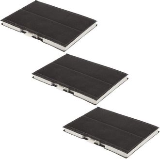 Bosch Ersatzteil - Satz von drei Aktivkohlefiltern - - siemens neff, viva, constructa