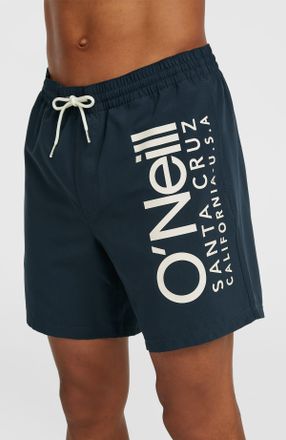 O'Neill Badeshorts ONEILL ORIGINAL CALI 16 SWIMSHORTS, Herren, Gr. S (48), N-Gr, blau (ink blau), Obermaterial: 100% Polyester, Badehosen Badeshorts, mit seit