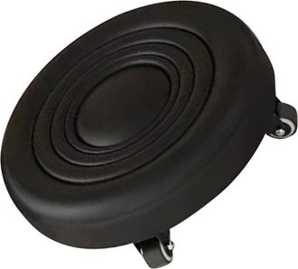 Aboofan Rutschfester Rollhocker mit Pu ledersitz Vielseitiger Fu&szlig;hocker und Tritthocker f&uuml;r Schlafzimmer Wohnzimmer unter Schreibtisch zum Sitzen und Reinigen