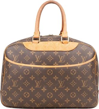 Louis Vuitton Crossbody Bags - Louis Vuitton Monogram Canvas Deauville Handbag - Gr. unisize - in Braun - f&uuml;r Damen