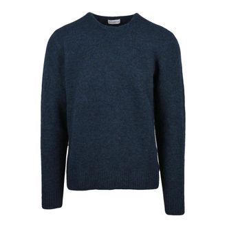 Ballantyne Rundhals-Pullover - - Knitwear - Herren - Blau - L