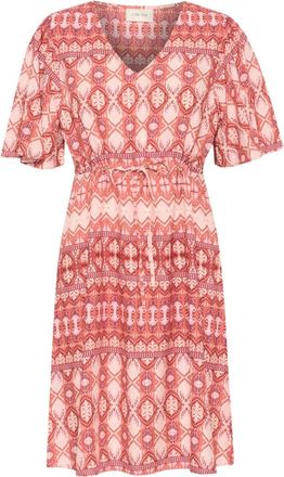 Cream Femme, Robes, Multicolore, Taille: 42 FR Robe Ethnique G&eacute;om&eacute;trique P&acirc;le