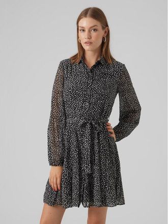 Vero Moda Hemdkleid 10299195 Schwarz Regular Fit