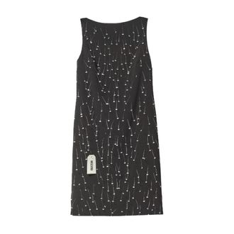 Moschino &Auml;rmelloses Kleid mit Nadeln - - Dresses - Damen - Schwarzk - M