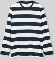s.Oliver Red Label Longsleeve mit abgerundetem Saum