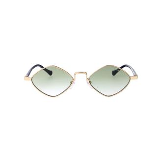Emporio Armani Eckige Cat-Eye-Sonnenbrille - - Accessories - Herren - Gelb - 50 MM