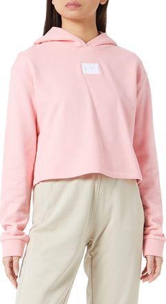 HUGO BOSS Womens Nemolia_4 Sweatshirt, Bright Pink677, XL