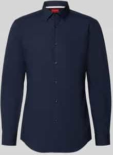 HUGO BOSS Slim Fit Businesshemd aus reiner Baumwolle Modell KOEY