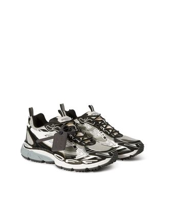 Off-white Mens Sneakers Be Right Back White-Black Polyurethane Trainers White/black