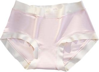 Generic Culotte sans Couture Femme Culotte Femme sans Couture Culotte Femme De Classique Grande Taille Taille Haute Soie Glac&eacute;e Gainante Sculptante Post-Gross