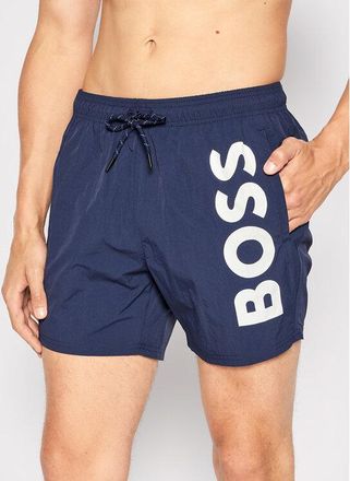 HUGO BOSS Badeshorts Octopus 50469602 Dunkelblau Regular Fit