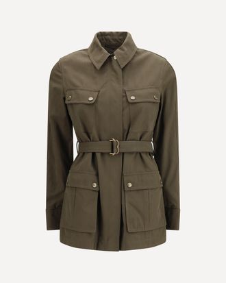 Burberry Gabardine Safari Jacket Female 8