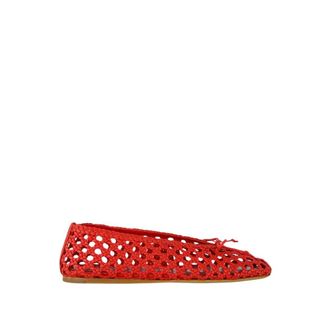 Le Monde Beryl Karmesinrot Gewebte Lederslipper - - Shoes - Damen - Rot - 36 EU