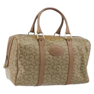 Celine Sac &agrave; main vintage en toile Pre-owned - Femme - Pre-owned - Beige - Taille: ONE Size