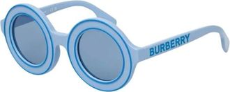 Burberry Lunettes de soleil rondes Jb4386 - unisex - Accessoires - Bleu - Taille: 40 MM