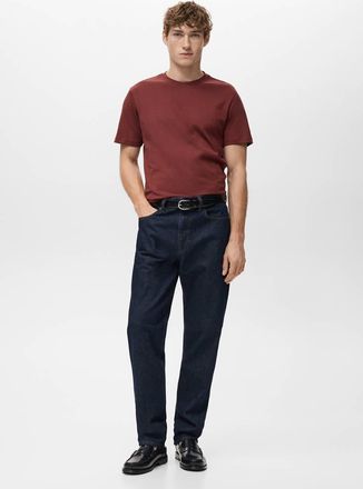 Mango T-shirt slim-fit 100 % coton cerise - Homme - XXL - MANGO MAN