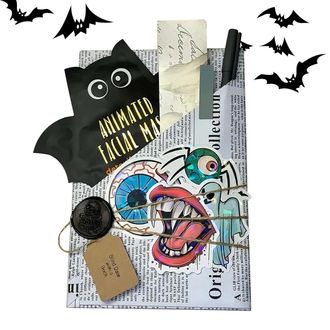 Generic Geheimnisvolle Begegnung mit einem Halloween-Buch | Horror und Geheimnisvolles Buch mit Schlachtbewegung, Lesezubehör für Jugendliche und Erwachsene, 