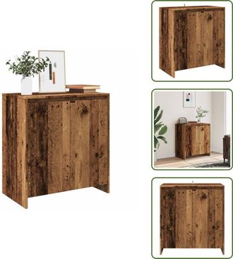 vidaXL Sideboard Altholz-Optik 70x41x75 cm Holzwerkstoff - Sideboard - Sideboards - Buffetschrank - Schrank