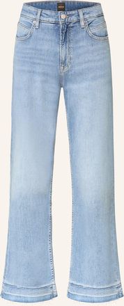 HUGO BOSS Flared Jeans blau