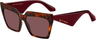 Etro Femme, Accessoires, Rouge, Taille: 58 MM Lunettes de soleil modernes et &eacute;clectiques