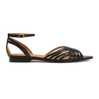 Kazar Schwarze Ledersandalen mit einem feinen Obermaterial.Dieses Produkt f&auml;llt klein aus. - - Shoes - Damen - Schwarzk - 41 EU