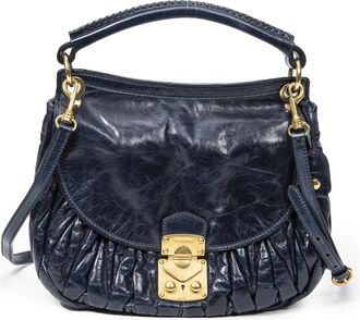 Miu Miu Crossbody Bags - Coffer Hobo - Gr. unisize - in Blau - f&uuml;r Damen