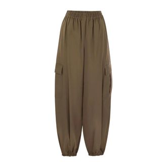 Max Mara Damen, Hosen, Braun, 2XSGr&ouml;&szlig;e