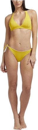Fisico Femme, Maillots de bain, Jaune, Taille: 38 FR Reversible Triangle Bikini