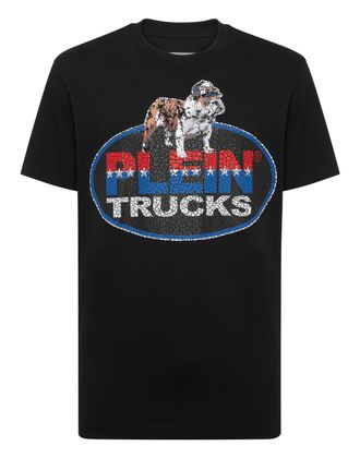 Philipp Plein Round Neck T-Shirt Bulldog