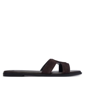 HUGO BOSS Pantoletten BOSS Charlize 50563333 Dunkelbraun