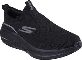 Skechers Homme Go Run Elevate Upraise 2.0 Basket, Black Textile/Synthetic, 42.5 EU