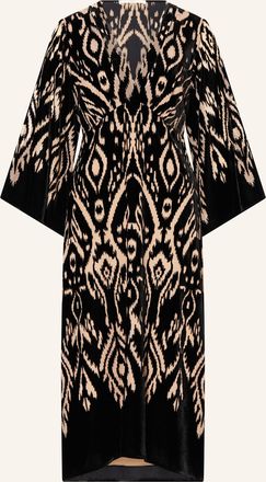 BA&SH Ba&Sh Samtkleid Alba schwarz