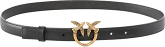 Pinko Pinko, Femme, Accessoires, Noir, Taille: S Love Birds Diamond Cut Belt